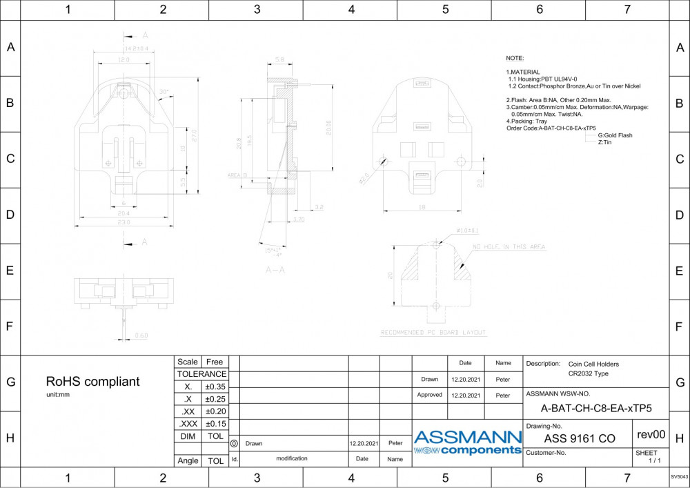 A-BAT-BH-B0-EA-CHB3 technical drawing preview