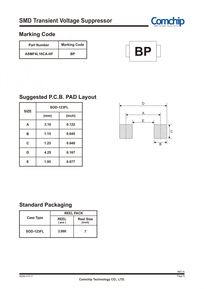 ASMF4L16CA-HF datasheet page 5