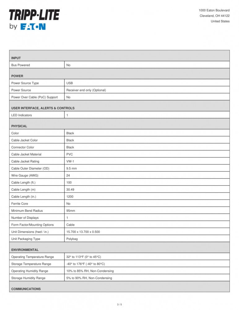 P568-100-ACT technical document page 3