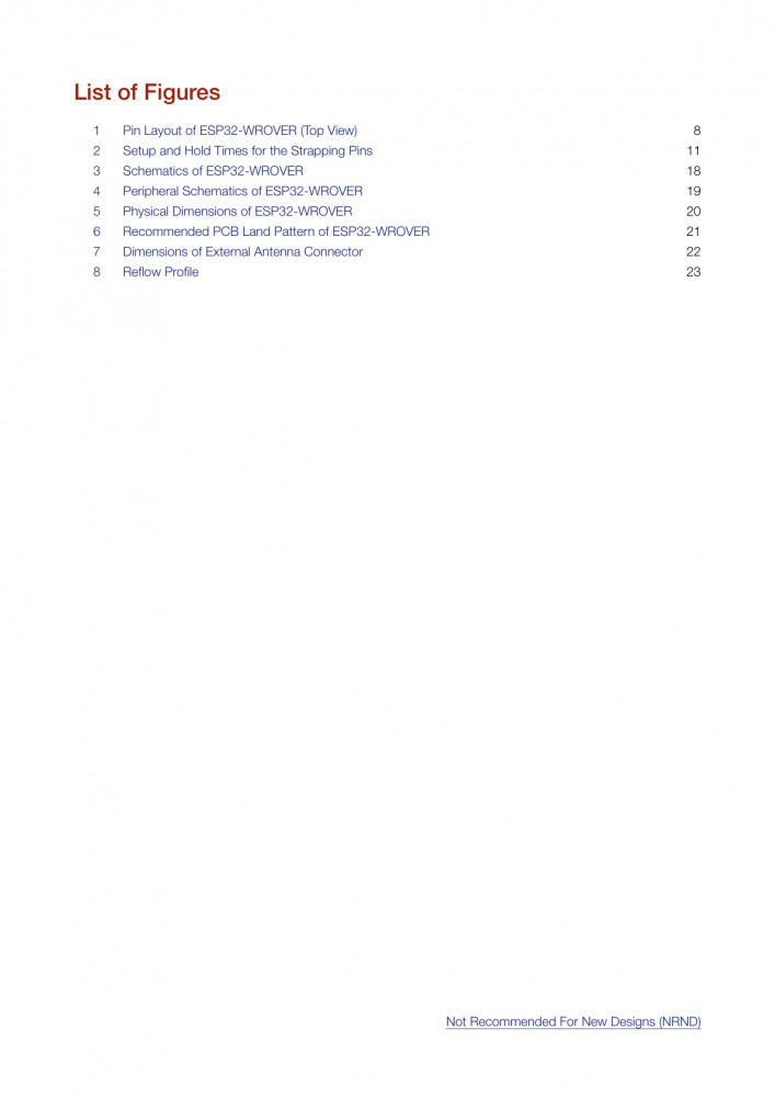 ESP32-WROVER datasheet page 5