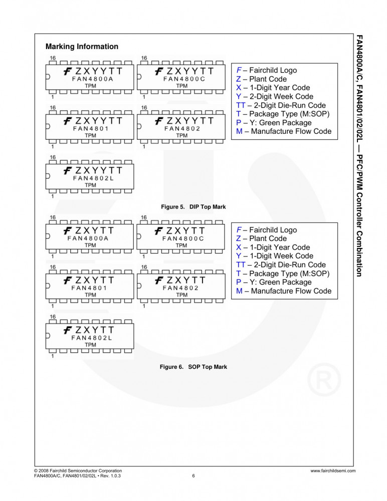 FAN4801 technical document page 7