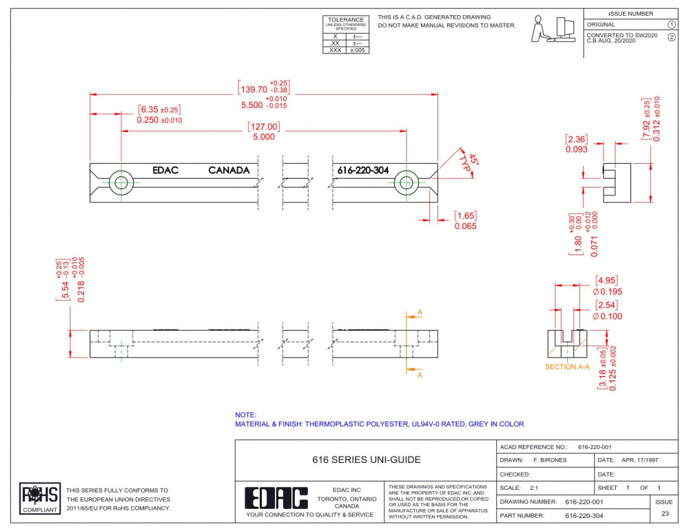 616-220-304 technical drawing page