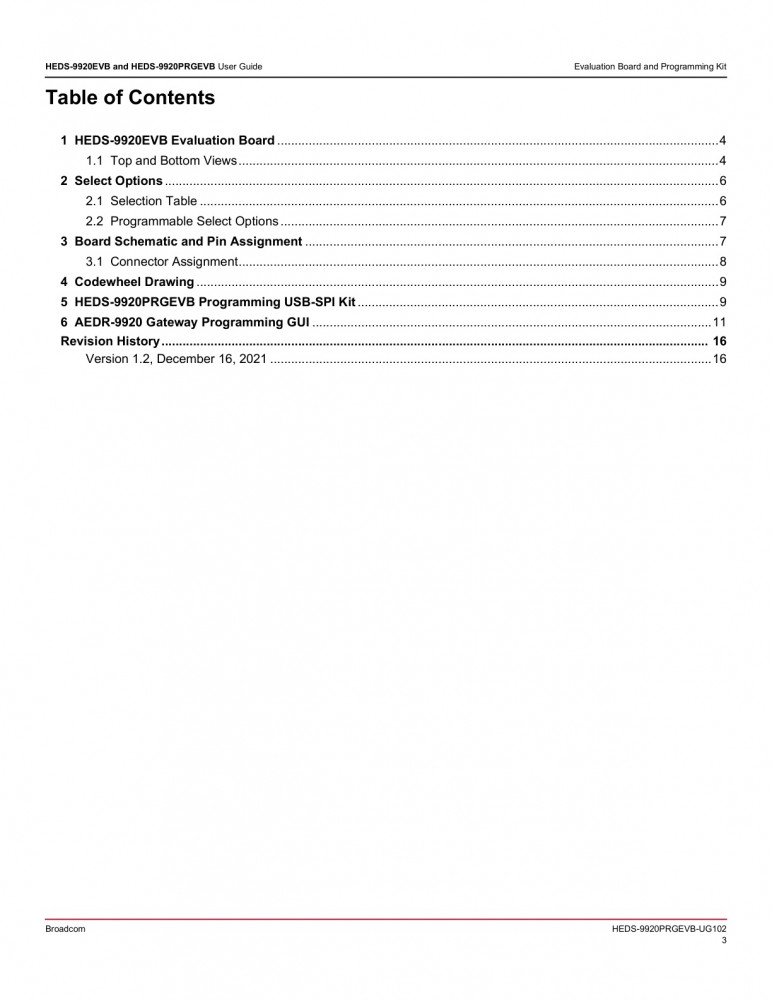 HEDS-9920PRGEVB document page 3