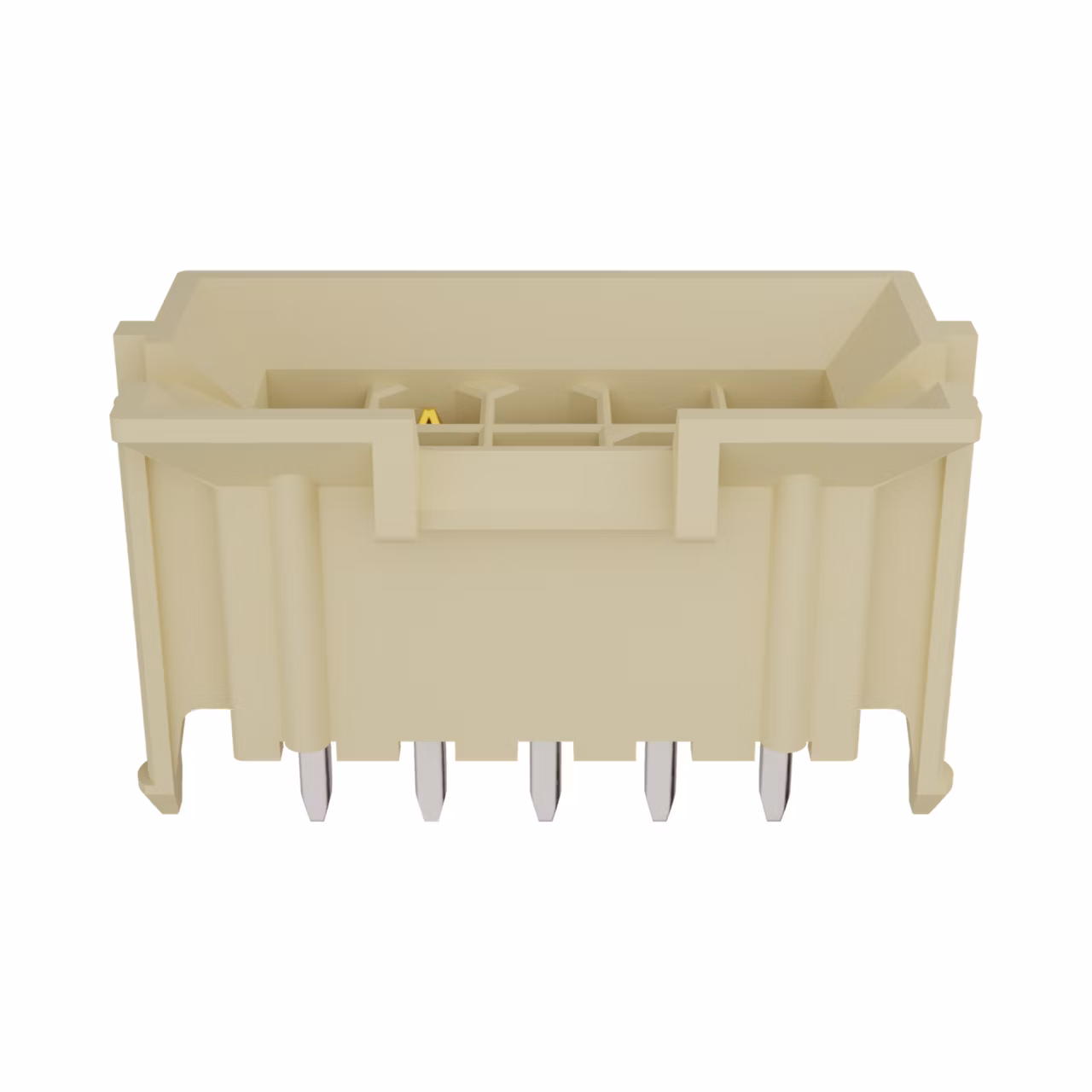 Mini-Fit BMI First Mate / Last Break Header, 4.20mm Pitch, Dual Row, Vertical, 10 Circuits, Nylon 6/6 94V-0, Natural, Gold (Au) Plating, with Mounting Pegs for sale