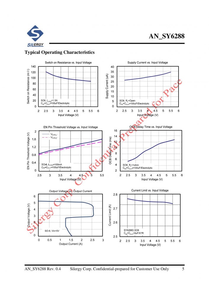 SY6288 datasheet page 5