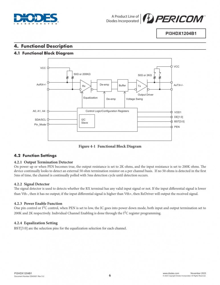 PI3HDX1204B1ZHIEX datasheet page 6