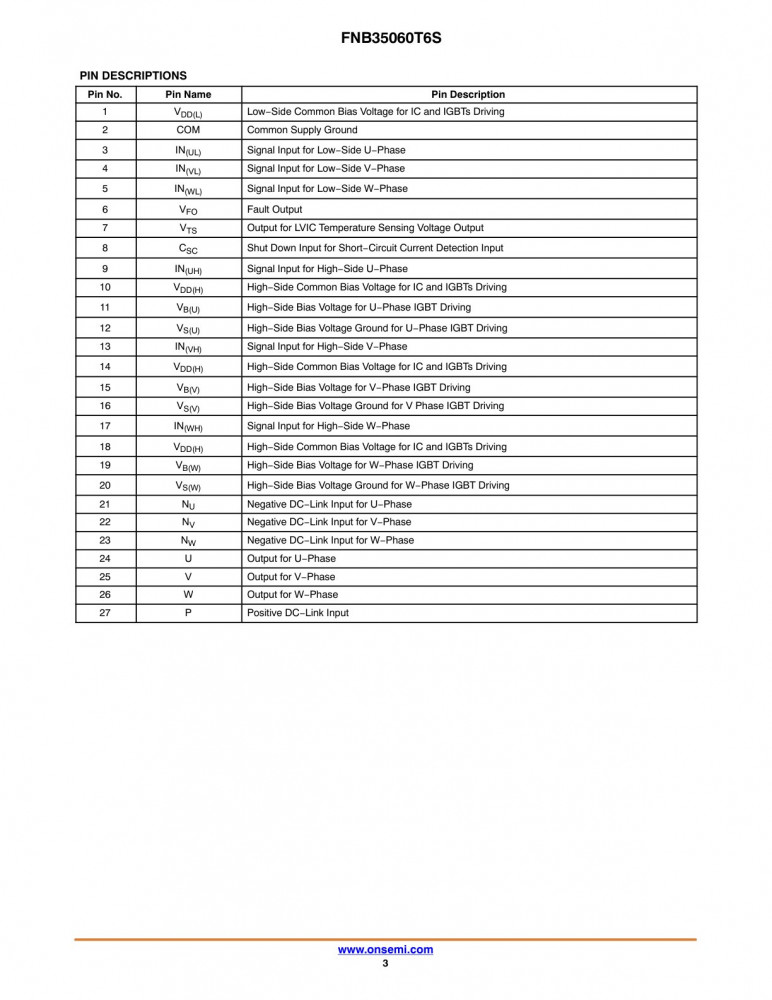 FNB35060T6S document preview page 3