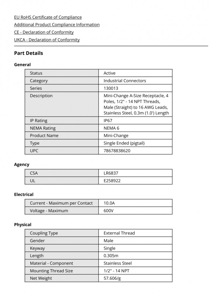 MOLEX 1300130354 product document image 2