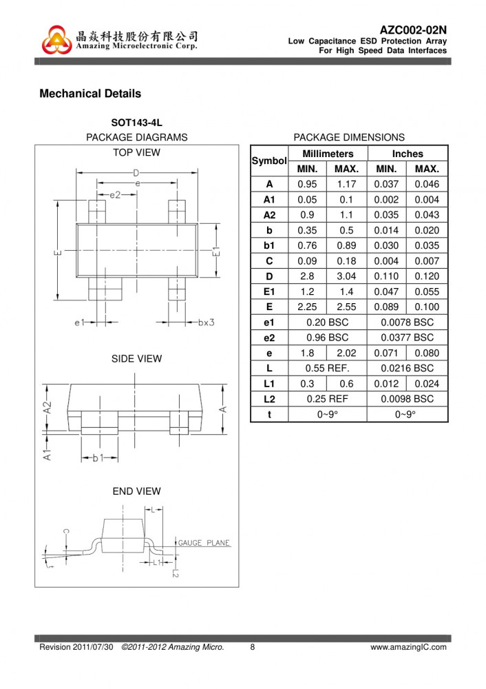 AZC002-02N datasheet page 8