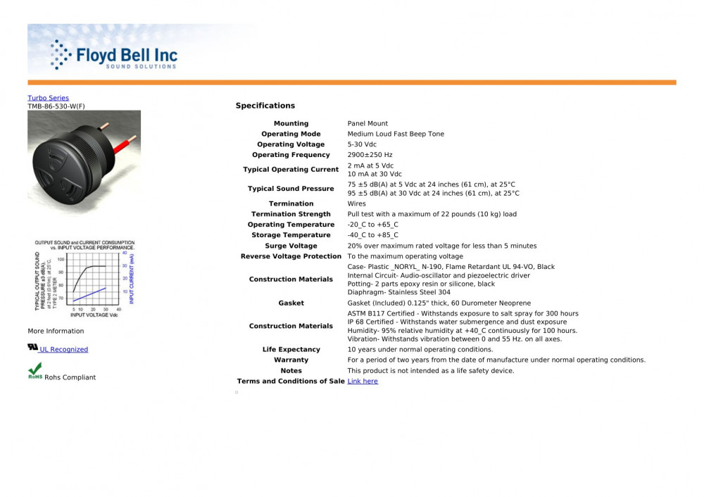 TMB-86-530-W(F) technical document, page 1