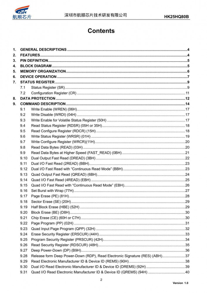 HK25HQ80B datasheet page 2
