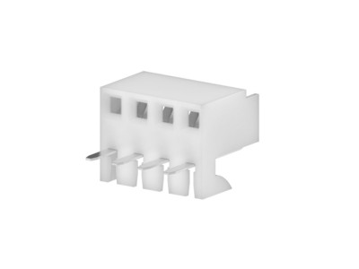 KK 254 PC Board Connector, Bottom Entry, End-to-End Stackable, 0.51µm Gold (Au) Plating, 4 Circuits for sale