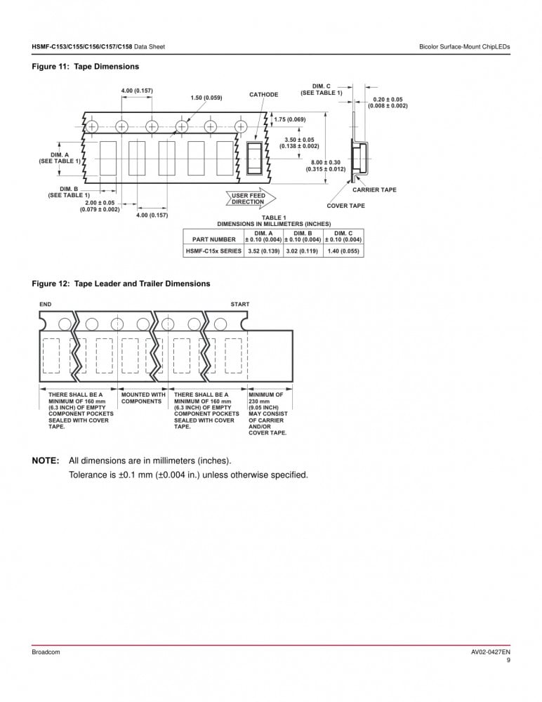 HSMF-C158 datasheet page 9