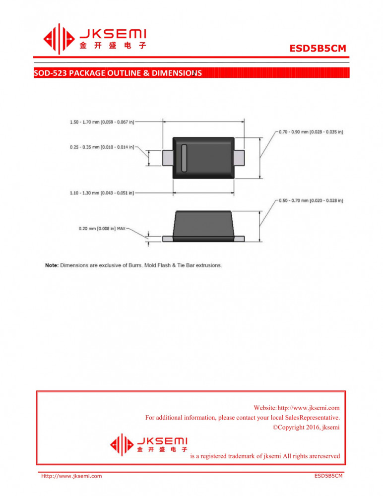 ESD5B5CM datasheet page 4