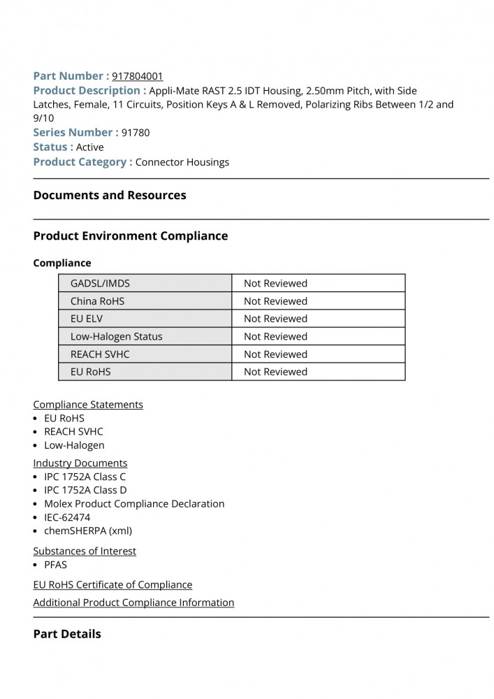 Product document preview, page 1