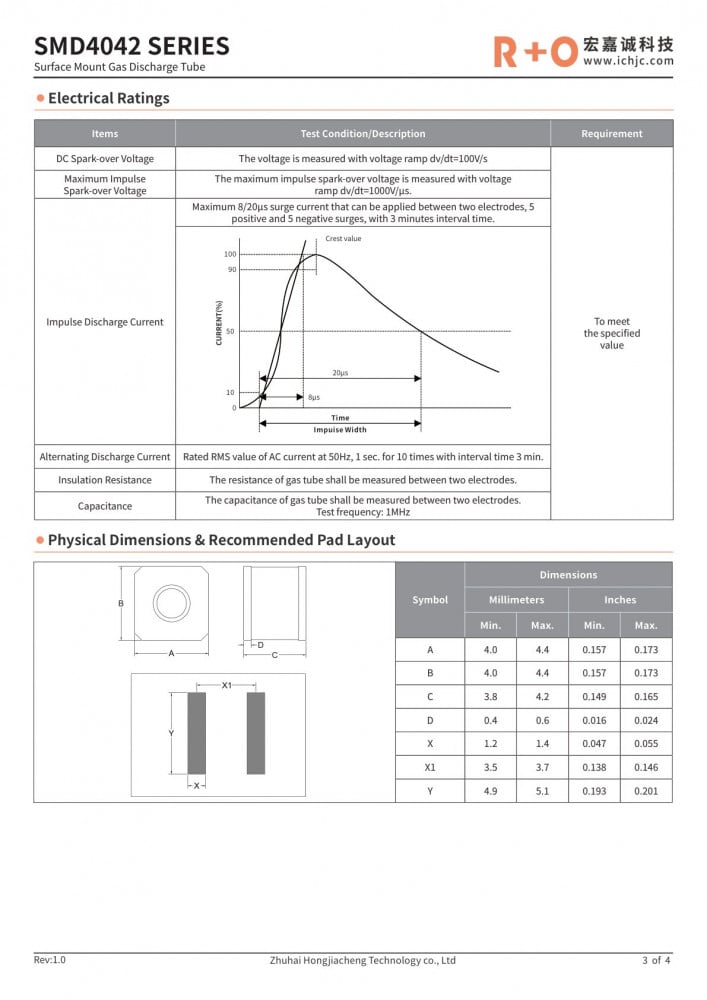 SMD4042-470E datasheet page 3