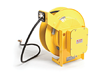 Woodhead Super-Safeway Heavy Duty Hand Wind Reel with 12/3 SOW, 30.48m (100.0') Cord Length with (2) NEMA L5-20 Covered Receptacles