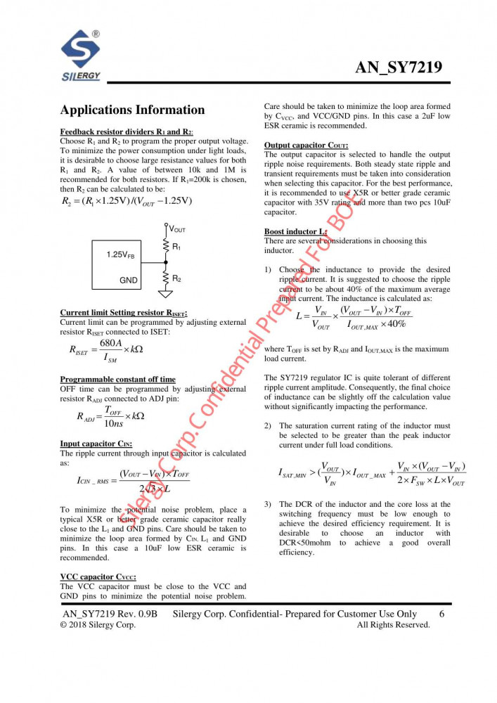 SY7219DBC datasheet page 6