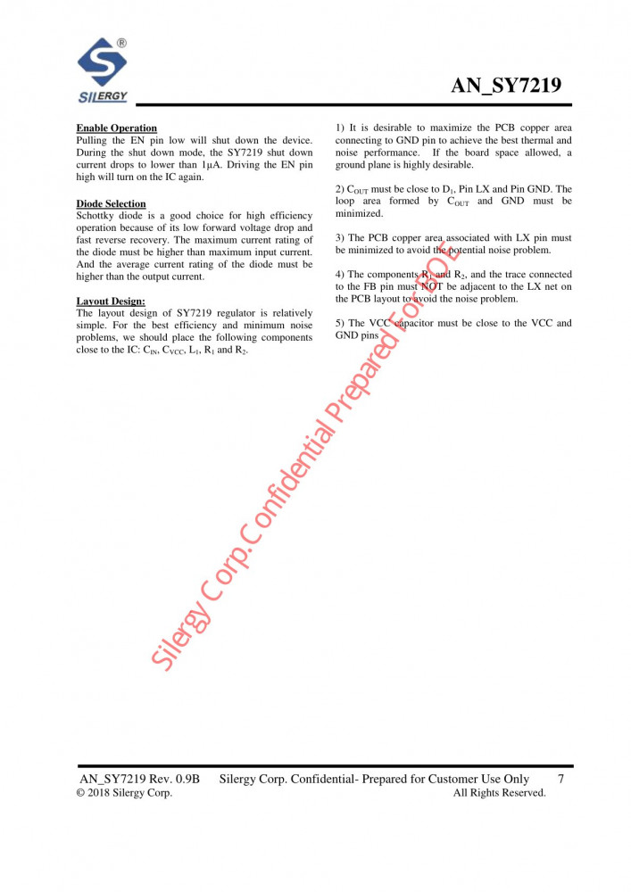 SY7219DBC datasheet page 7