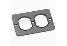 Watertite Multiple Outlet Coverplate, (2) Single Receptacles, NEMA 5-15 15/20A