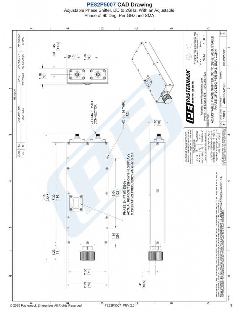 PE82P5007 technical document page 3