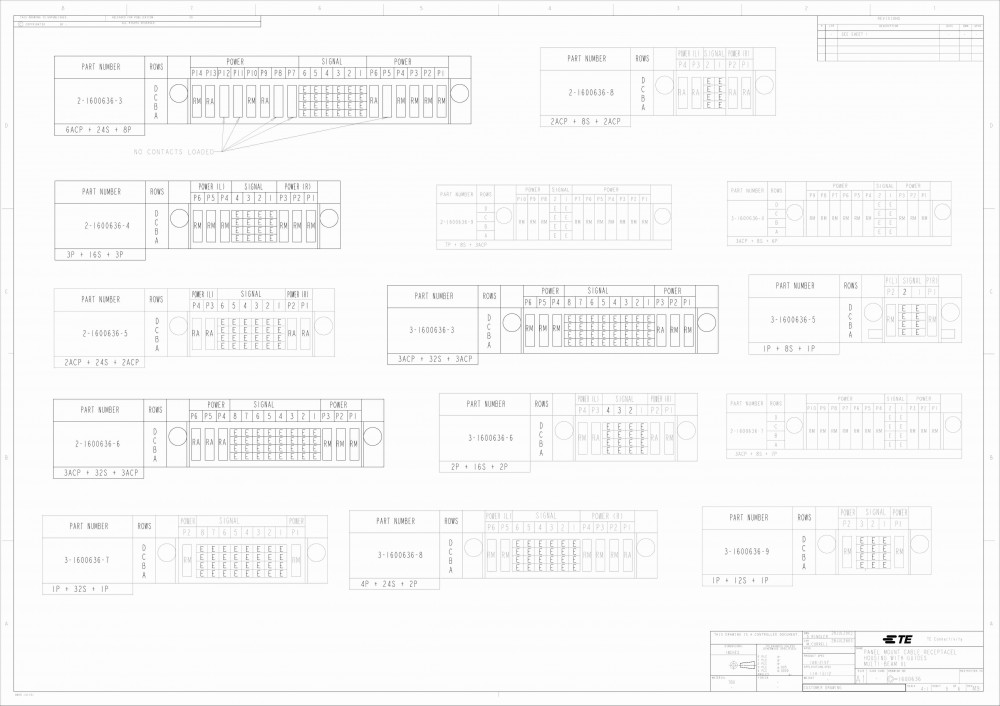 TE Connectivity 1600636 drawing page 5