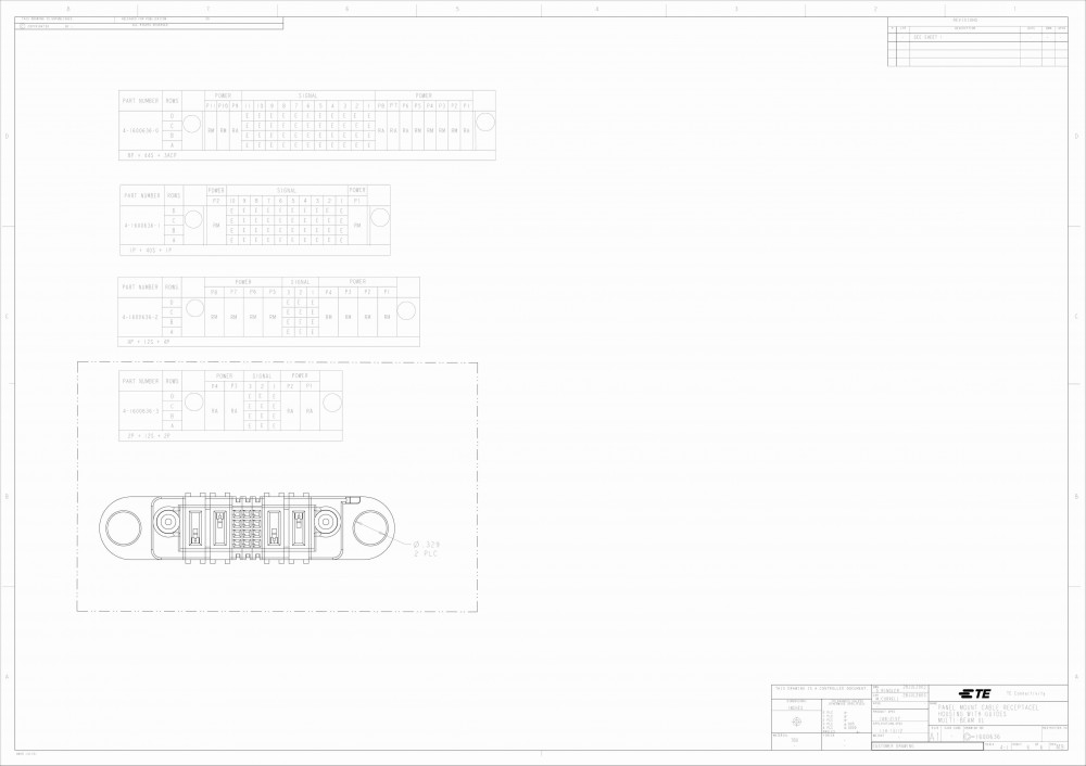 TE Connectivity 1600636 drawing page 6