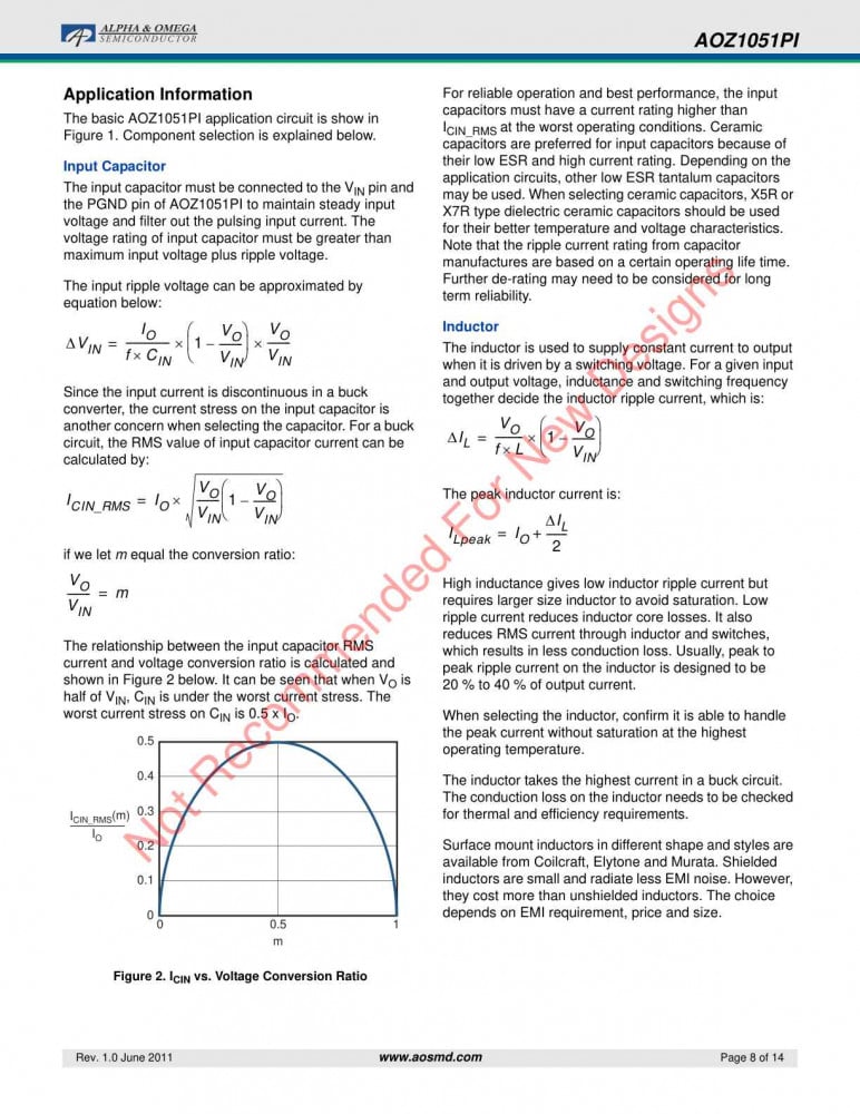 AOZ1051PI datasheet page 8