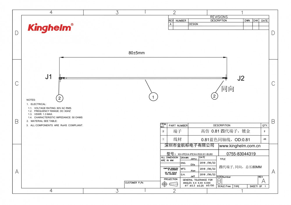 KH-IPEX4-IPEX4-RG0.81-BU80 technical drawing reference