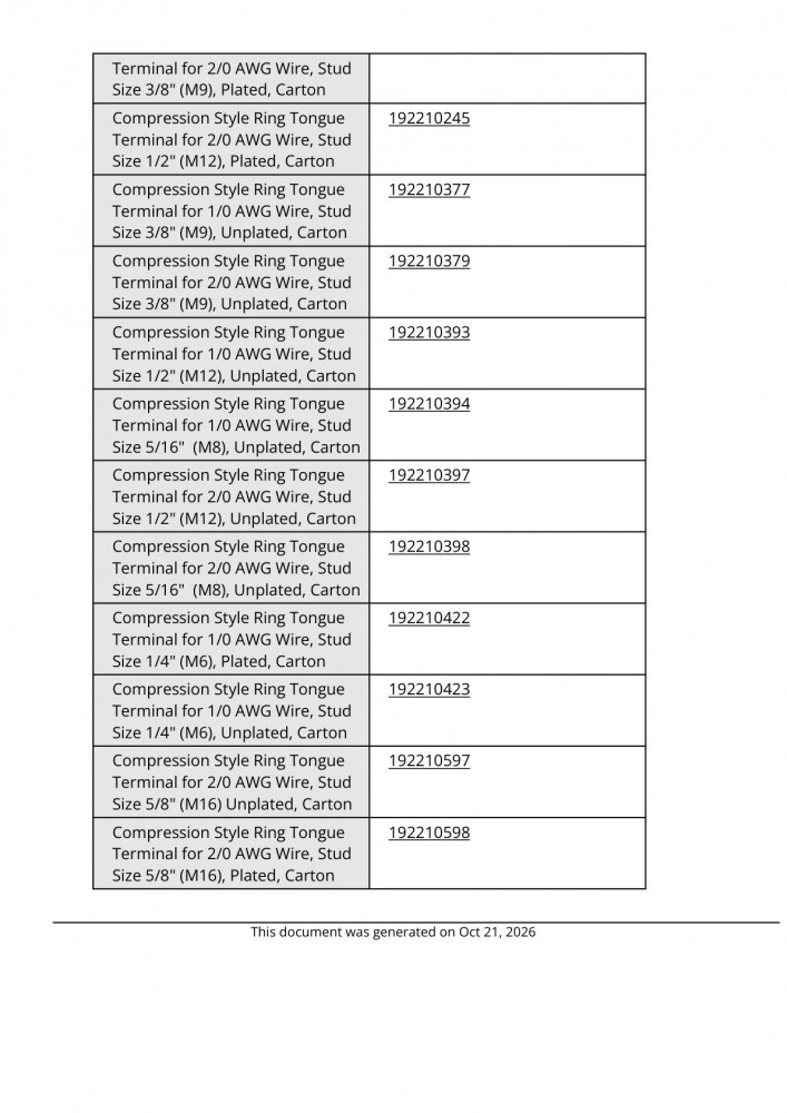 Technical document page 5 for Molex 640038070