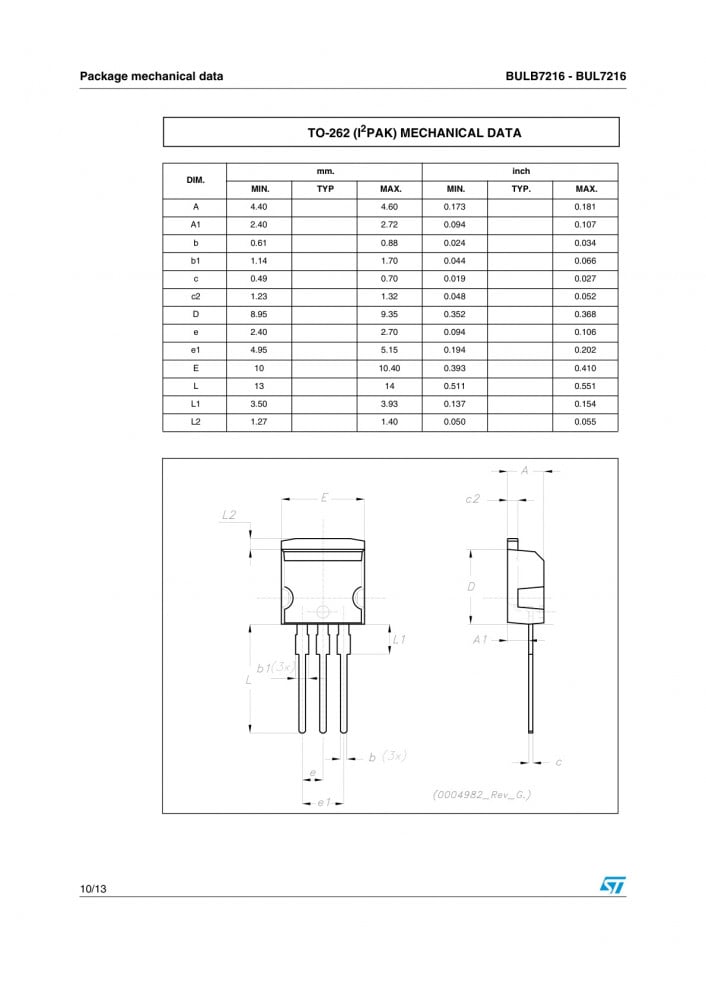 BUL7216 datasheet page 10