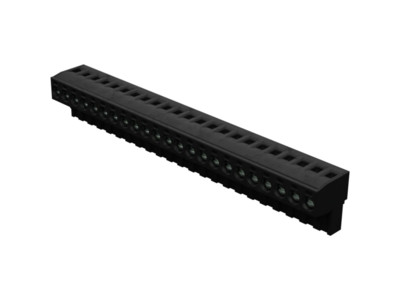 5.08mm Pitch Eurostyle Horizontal Plug, with Standard Imprinting, Gold (Au) Plated, Black, 23 Circuits for sale