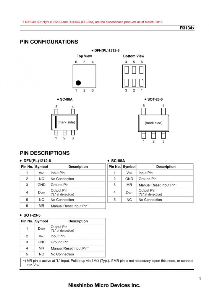 R3134 datasheet page 3