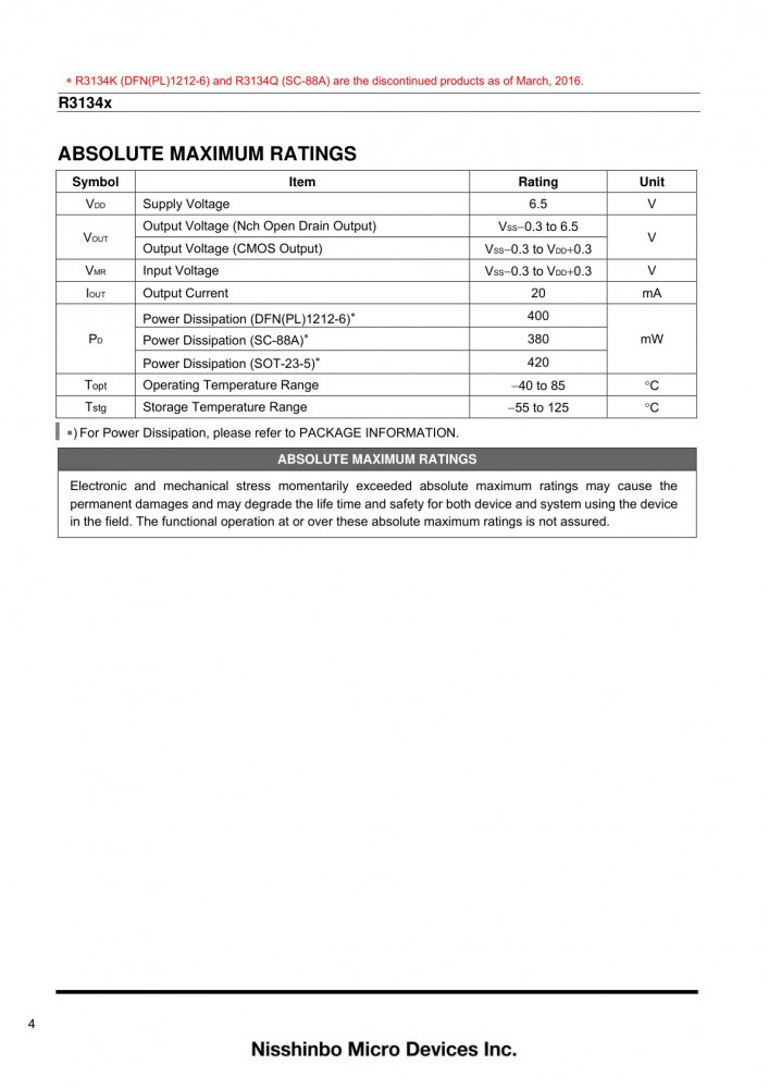 R3134 datasheet page 4