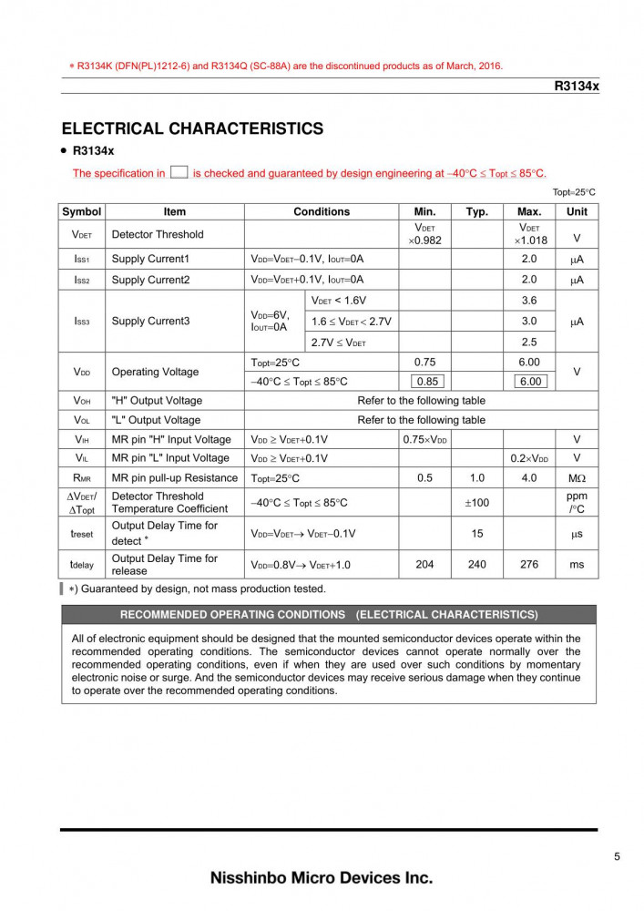 R3134 datasheet page 5