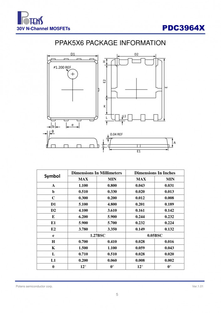 PDC3964X datasheet page 5