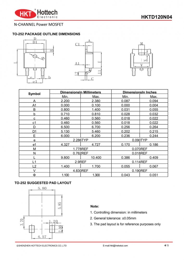 HKTD120N04 datasheet page 4
