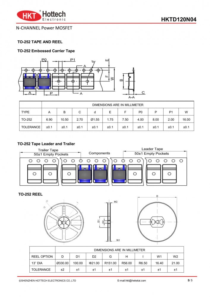 HKTD120N04 datasheet page 5