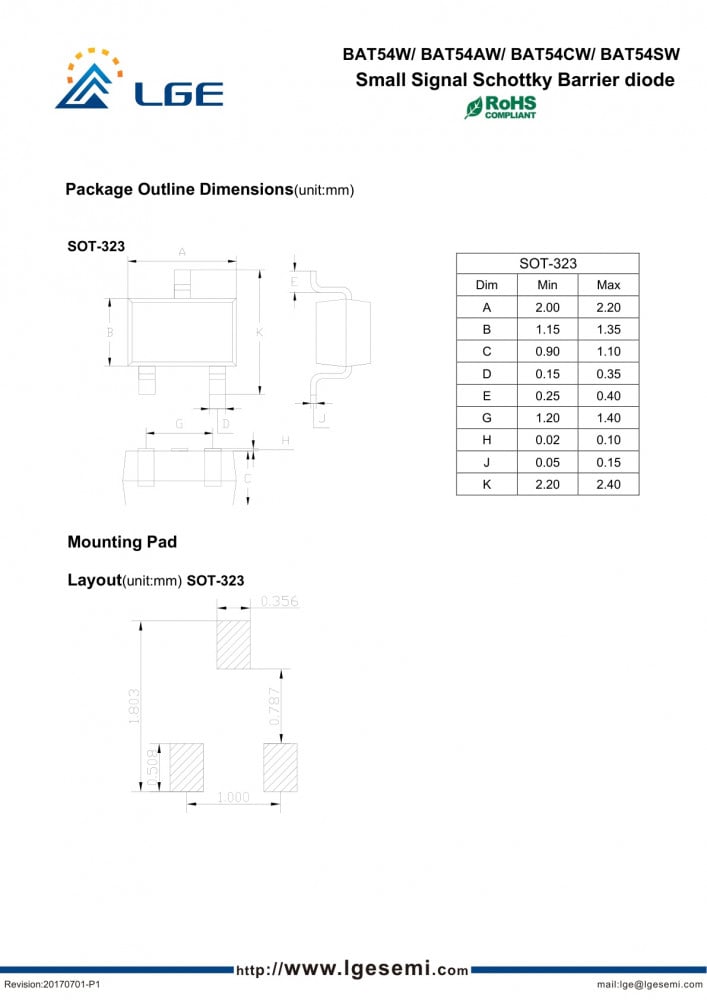 BAT54SW datasheet page 4