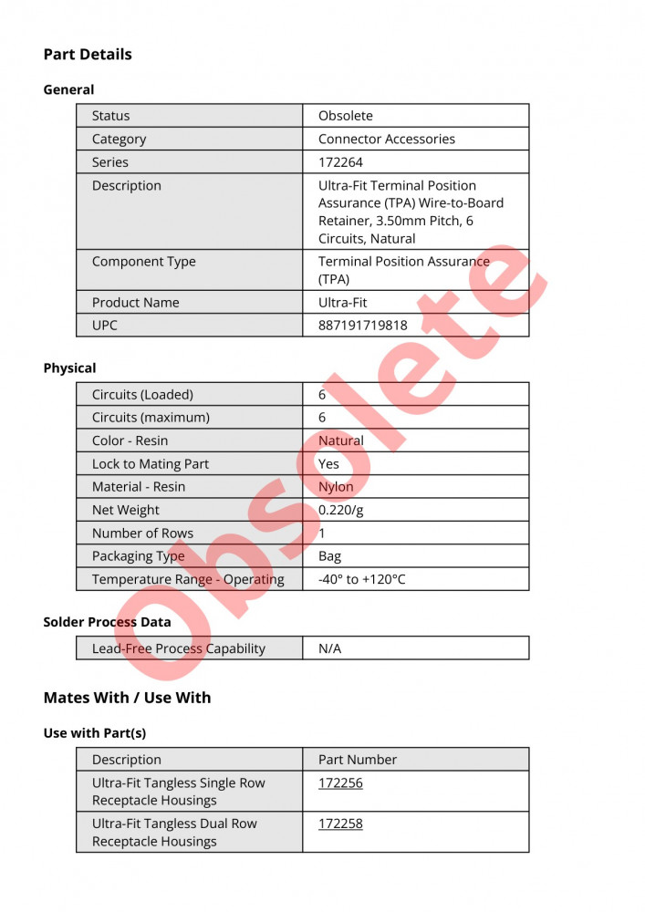 MOLEX 1722642006 document image, page 2