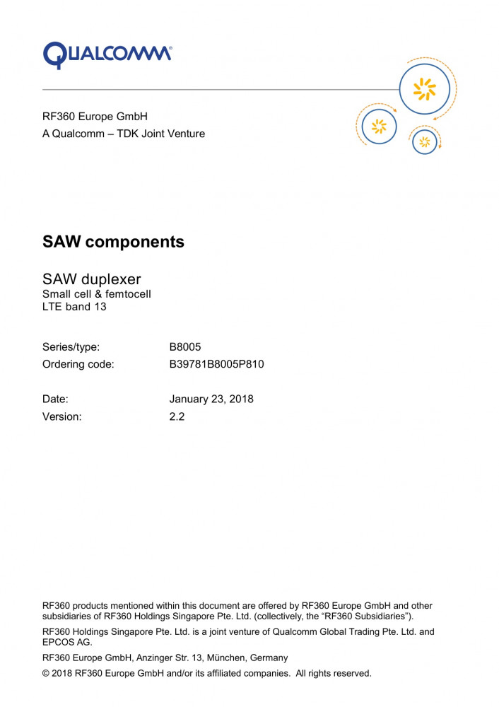 B8005 datasheet preview, page 3
