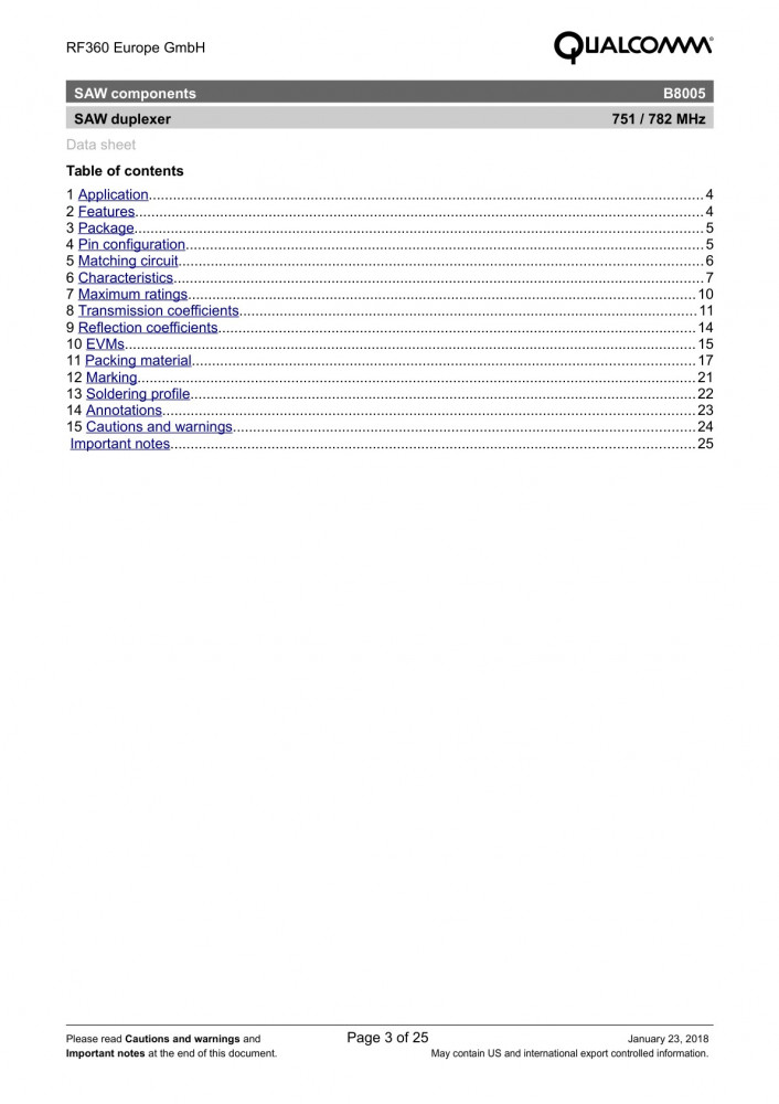 B8005 datasheet preview, page 5