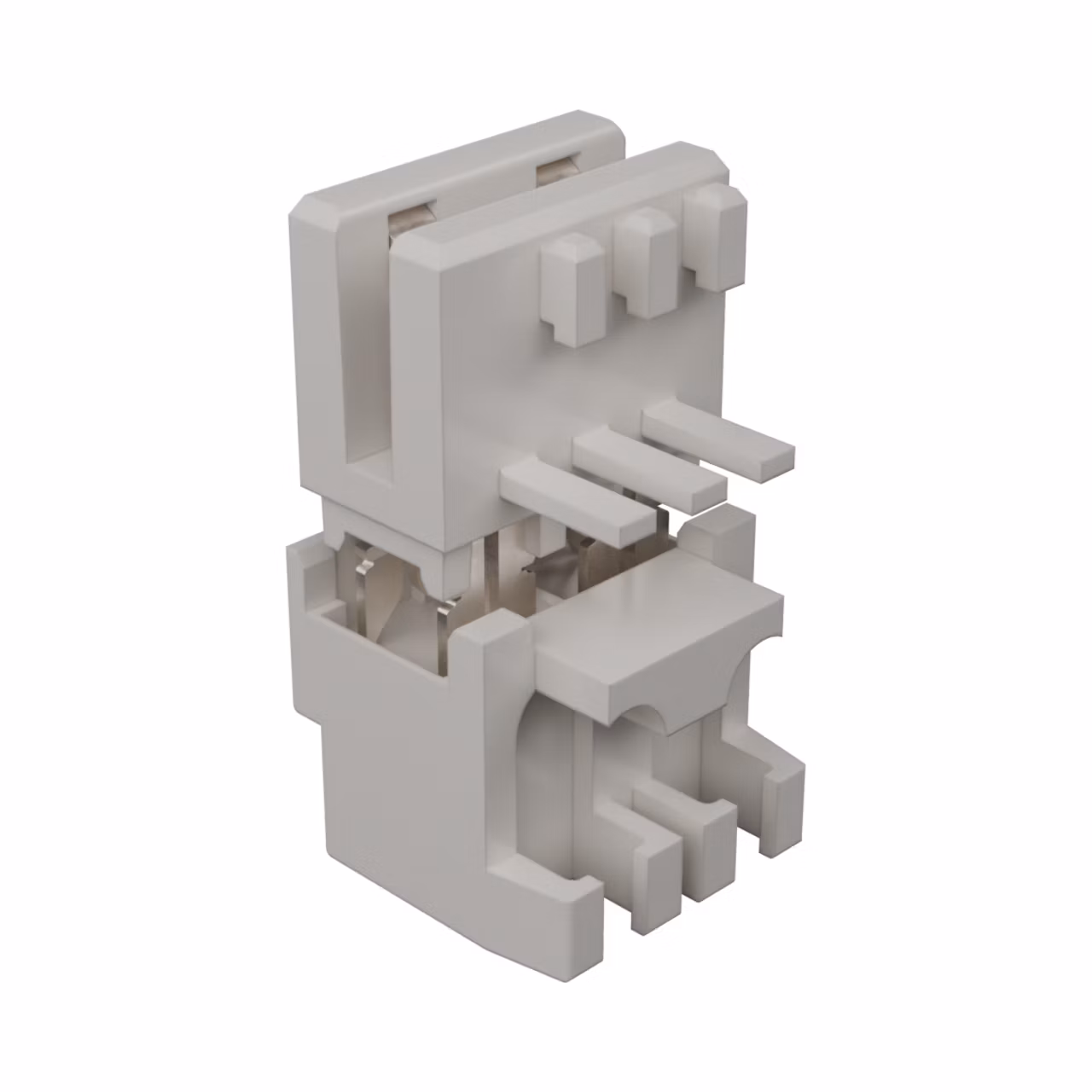 5.00mm Pitch Appli-Mate RAST Power IDT Housing, Direct/Indirect, Female, 2 Circuits, Code Key A Removed, Open End Walls, Glow-Wire Capable for sale