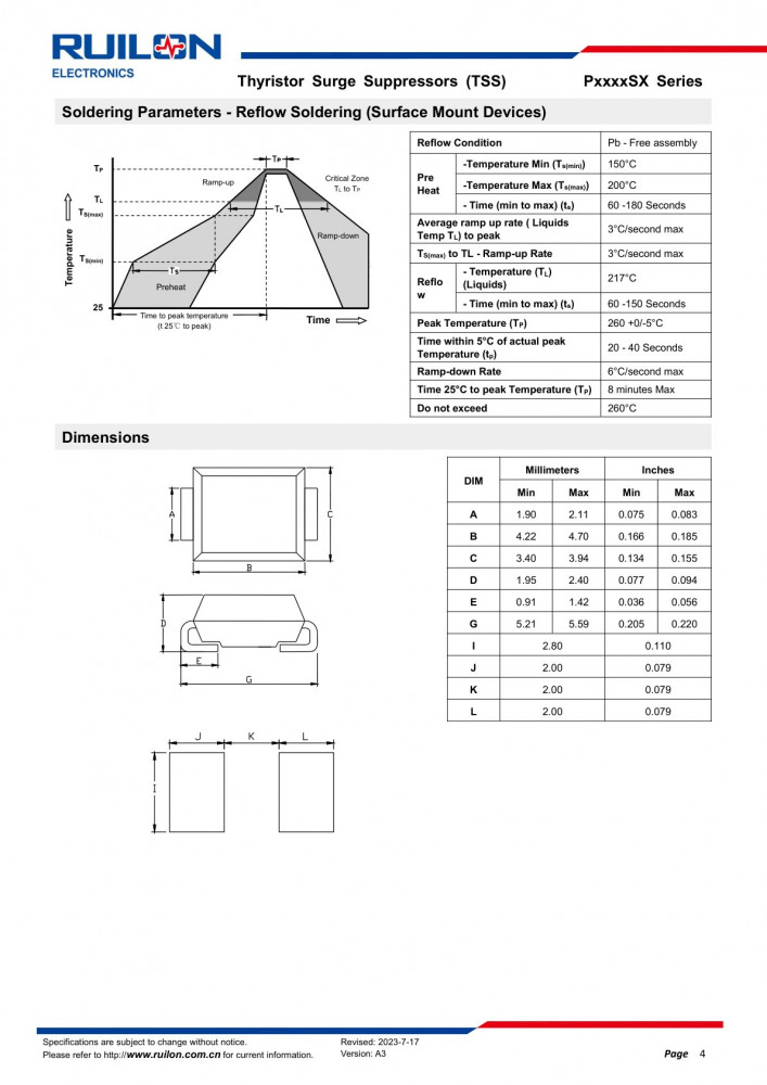 P2600SC datasheet page 4