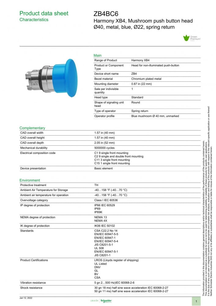 ZB4BC6 technical document page 1
