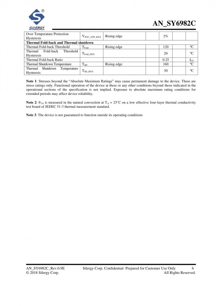 SY6982CQDC datasheet page 6