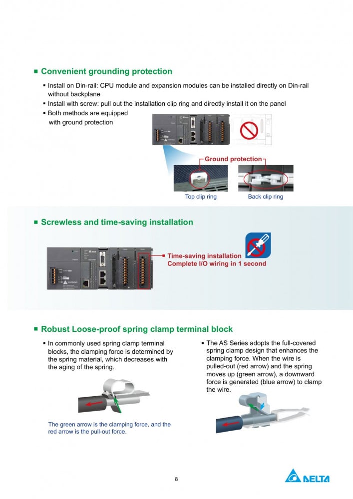 DELTA AS Series documentation page 9