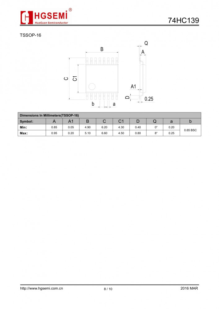 74HC139M/TR datasheet page 8