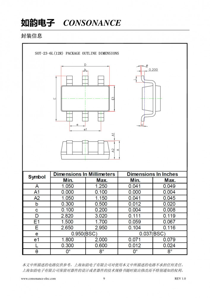 CN3300 datasheet page 9