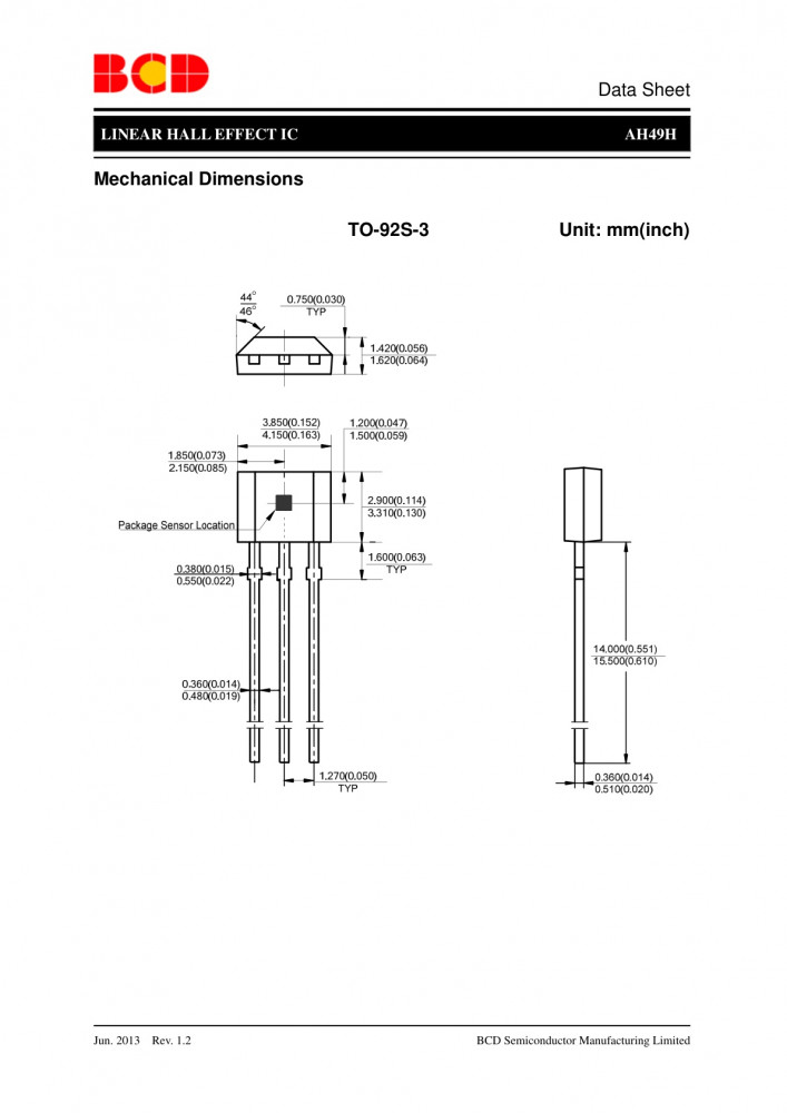 AH49H datasheet page 8